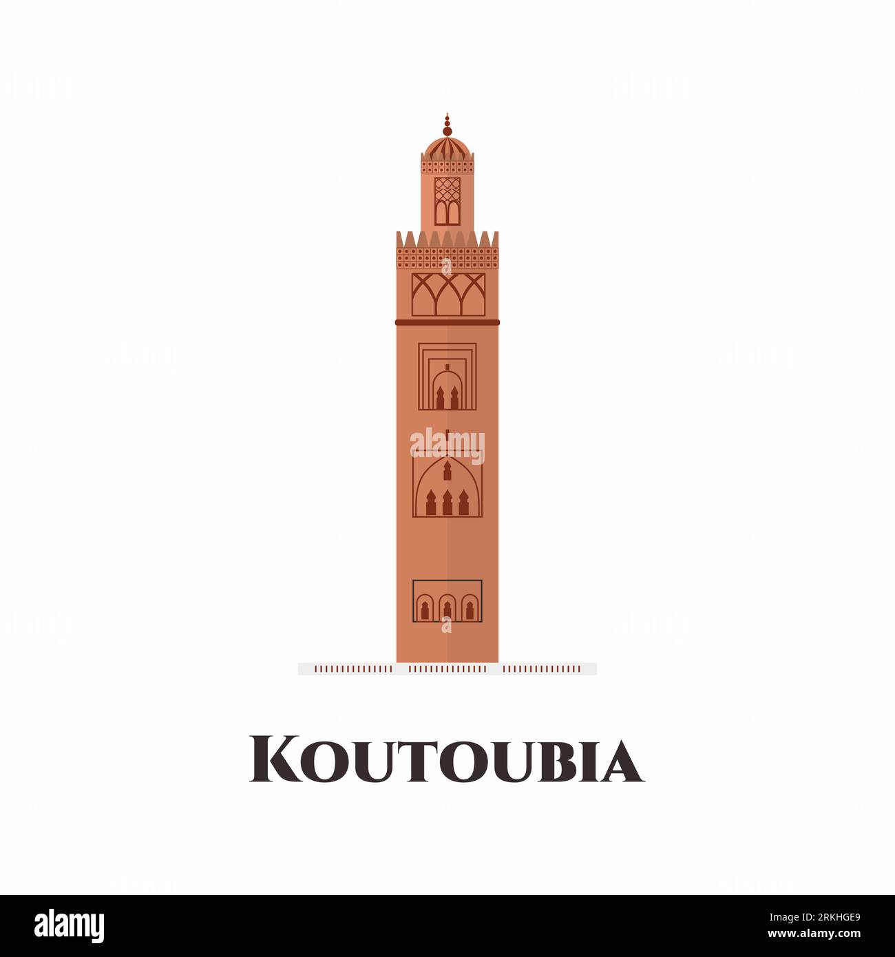 Kutubiyya mosque Cut Out Stock Images & Pictures - Alamy