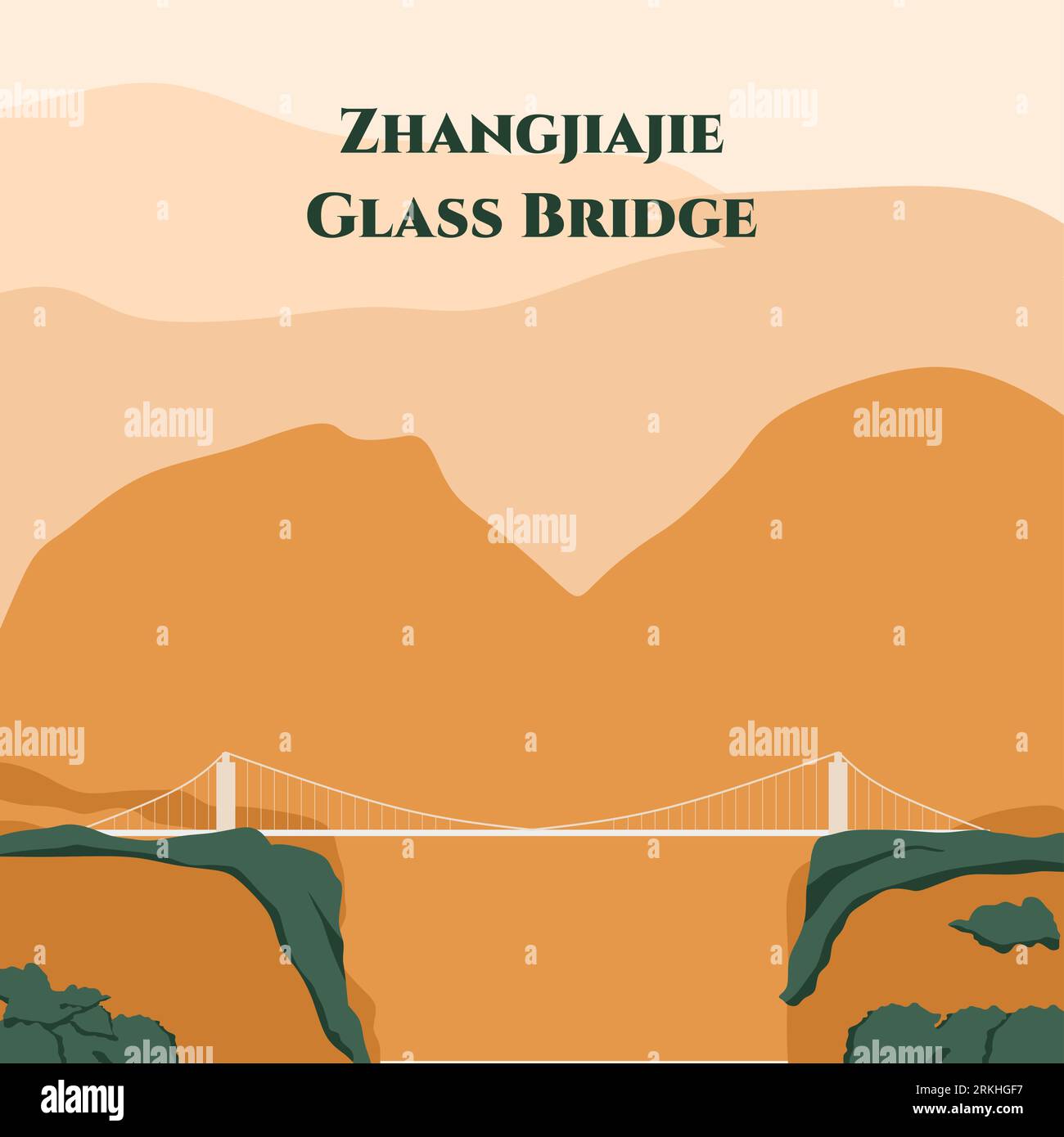 National park china Stock Vector Images - Alamy