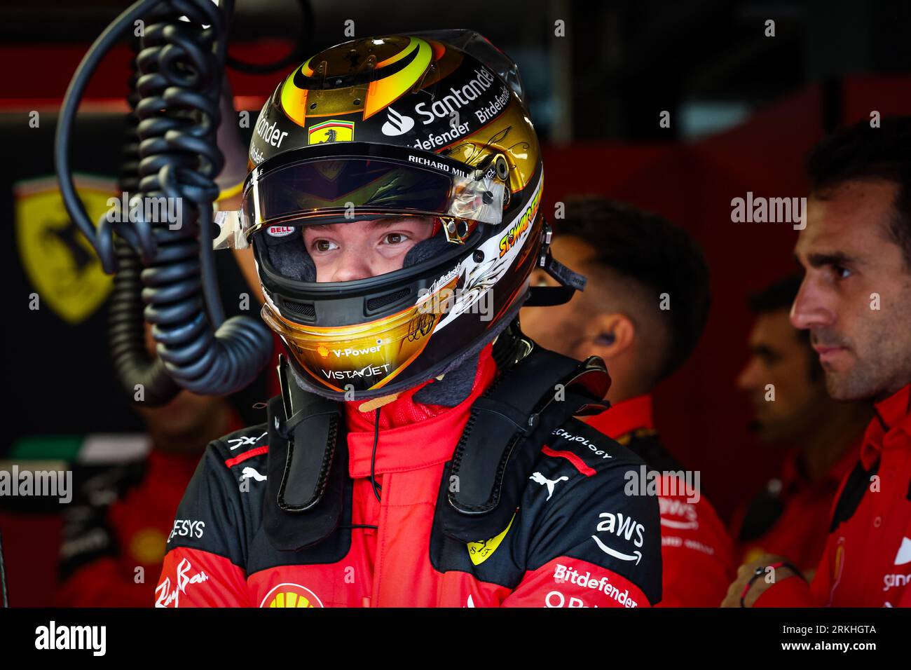 SHWARTZMAN Robert (rus), Ferrari Driver Academy, portrait during the 2023 Formula 1 Heineken ...