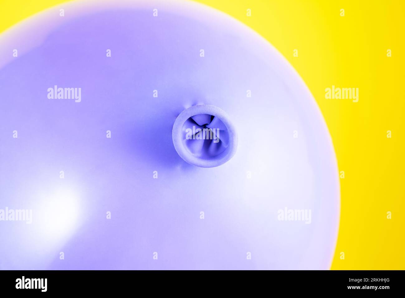 detail of an inflated colored balloon Stock Photo - Alamy