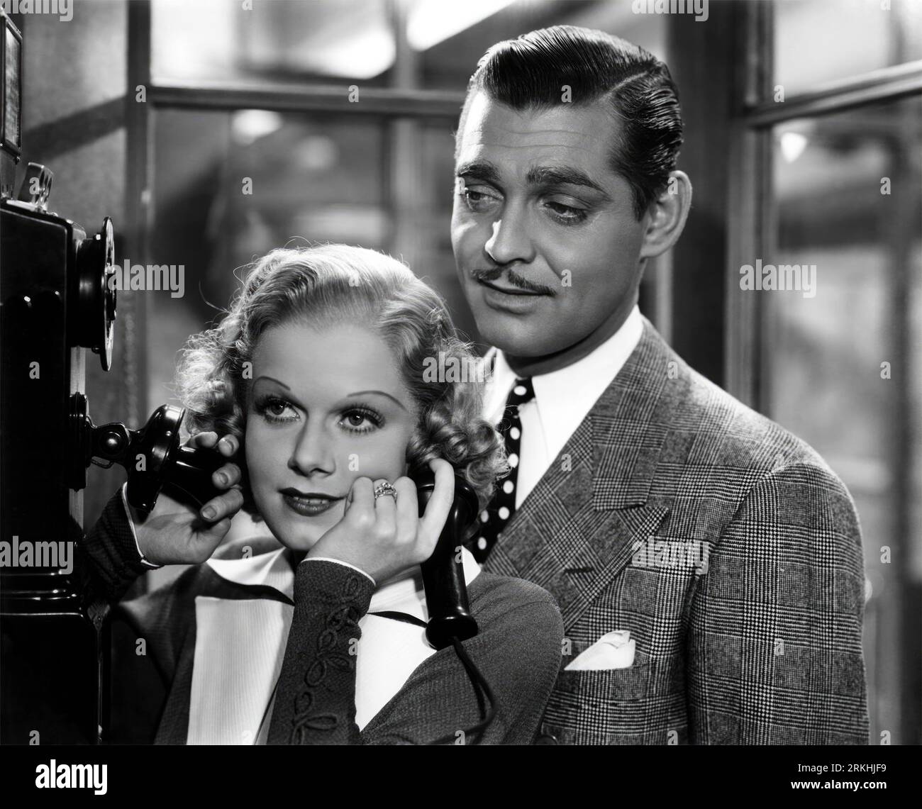 CLARK GABLE and JEAN HARLOW in WIFE VS. SECRETARY (1936), directed by ...