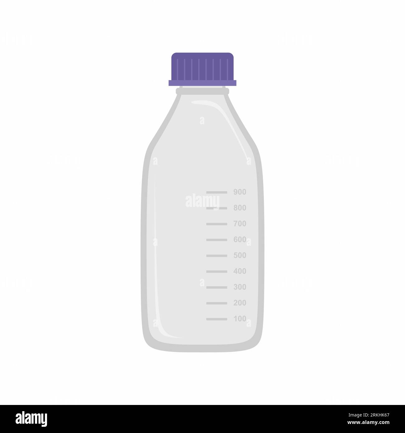 Reagent solvents bottle icon design element. Chemistry laboratory ...