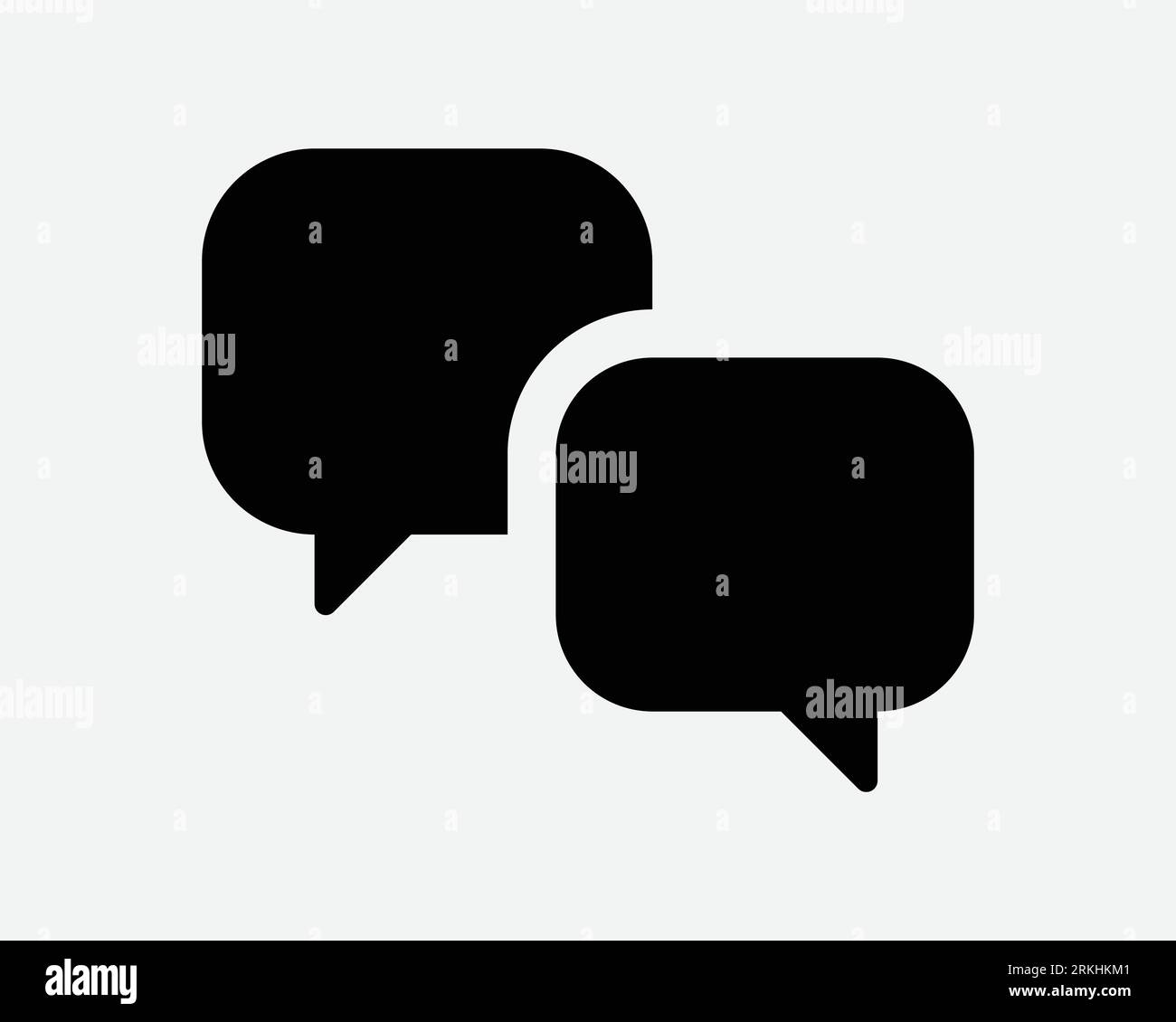 Conversation Icon Dialogue Chat Comment Gossip Discuss Speech Social ...