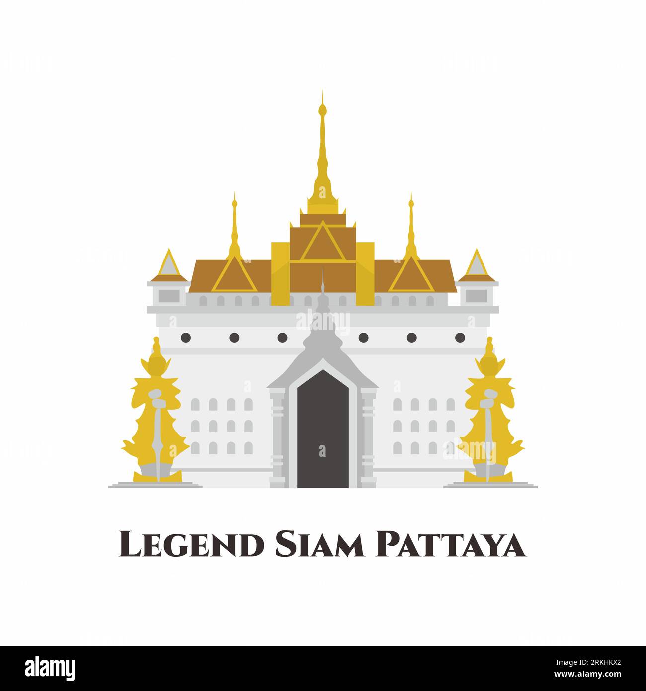 Legend Siam, Pattaya, Thailand. It is Thai culture that presents myths ...