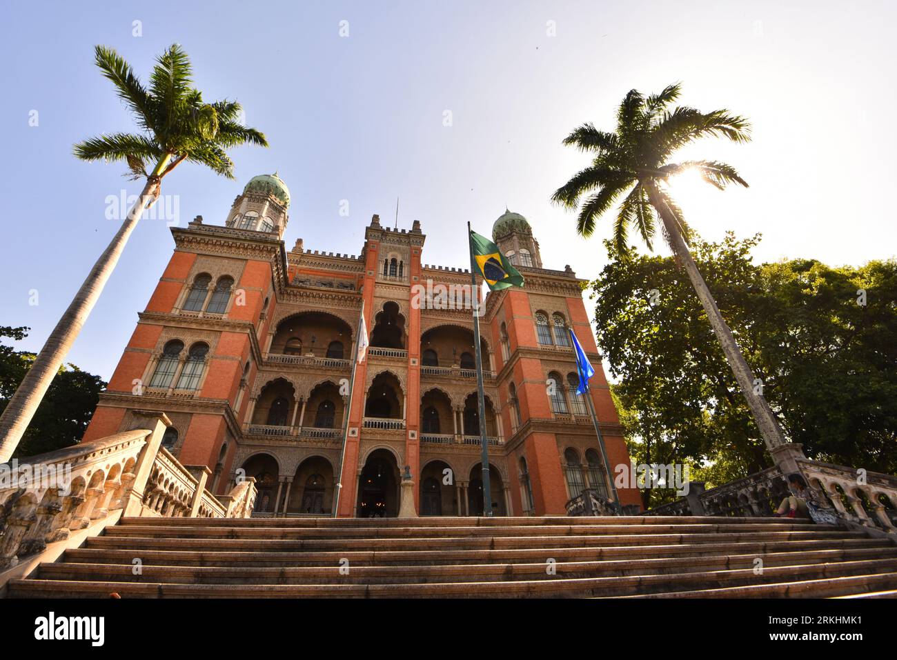 Historical Mourisco Castle at the Fiocruz Foundation Complex in Rio de ...
