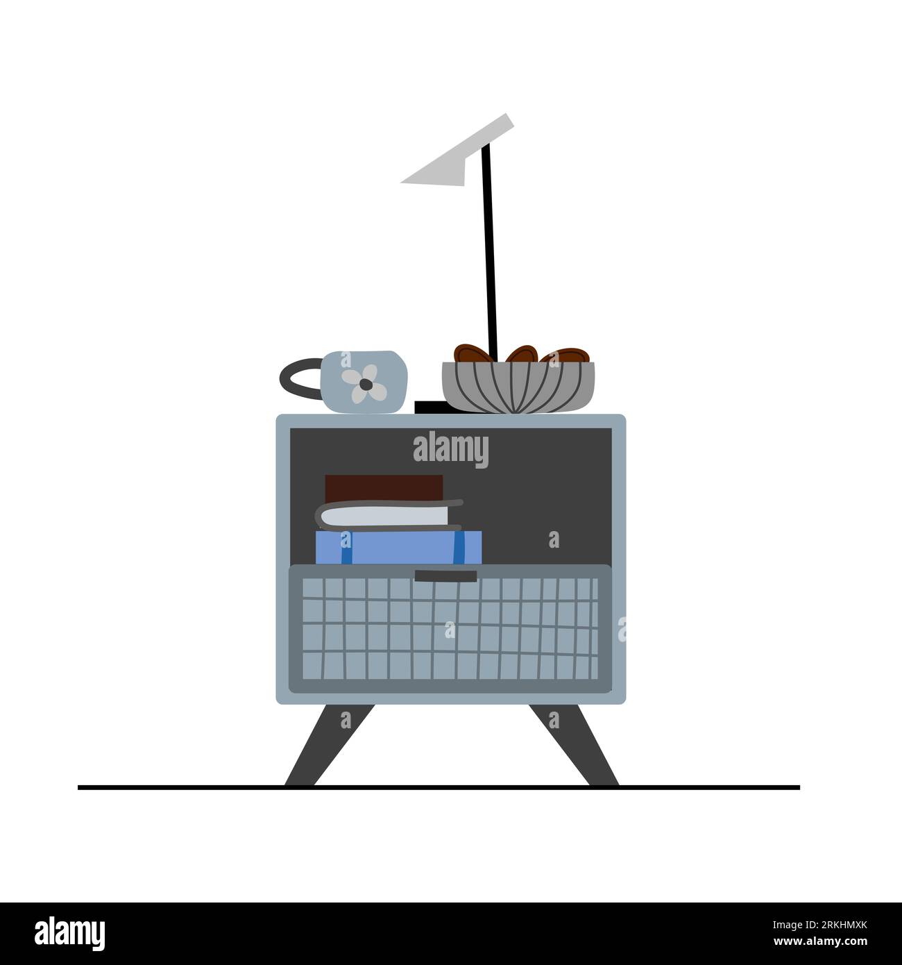 Table wooden book stand Stock Vector Images - Alamy