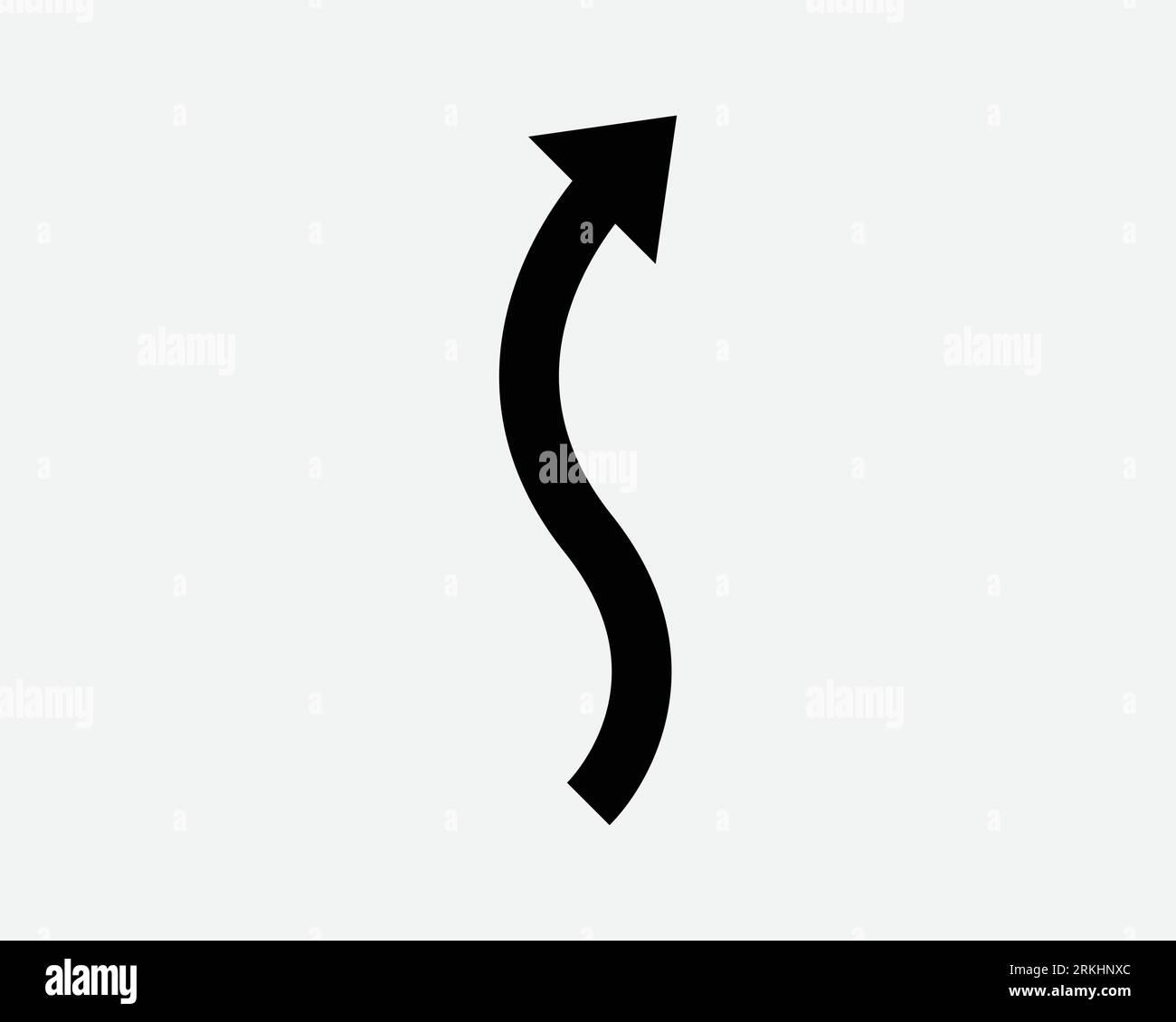 Right Curve Arrow Stock Vector Images Alamy