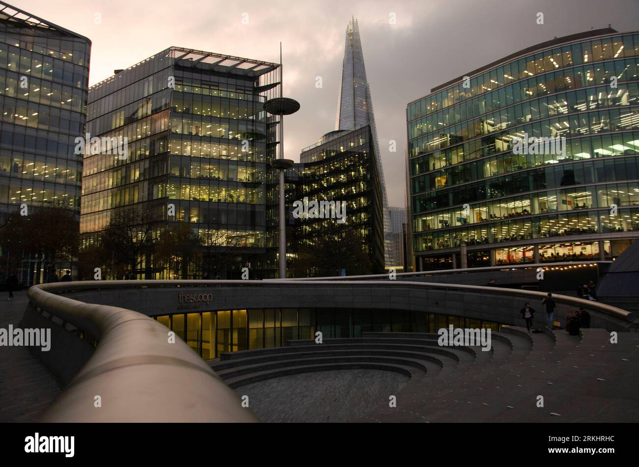 This stock photo shows view of London, England featuring the city's ...