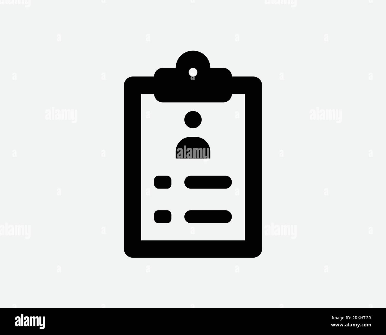 Cv form paper document Stock Vector Images - Alamy