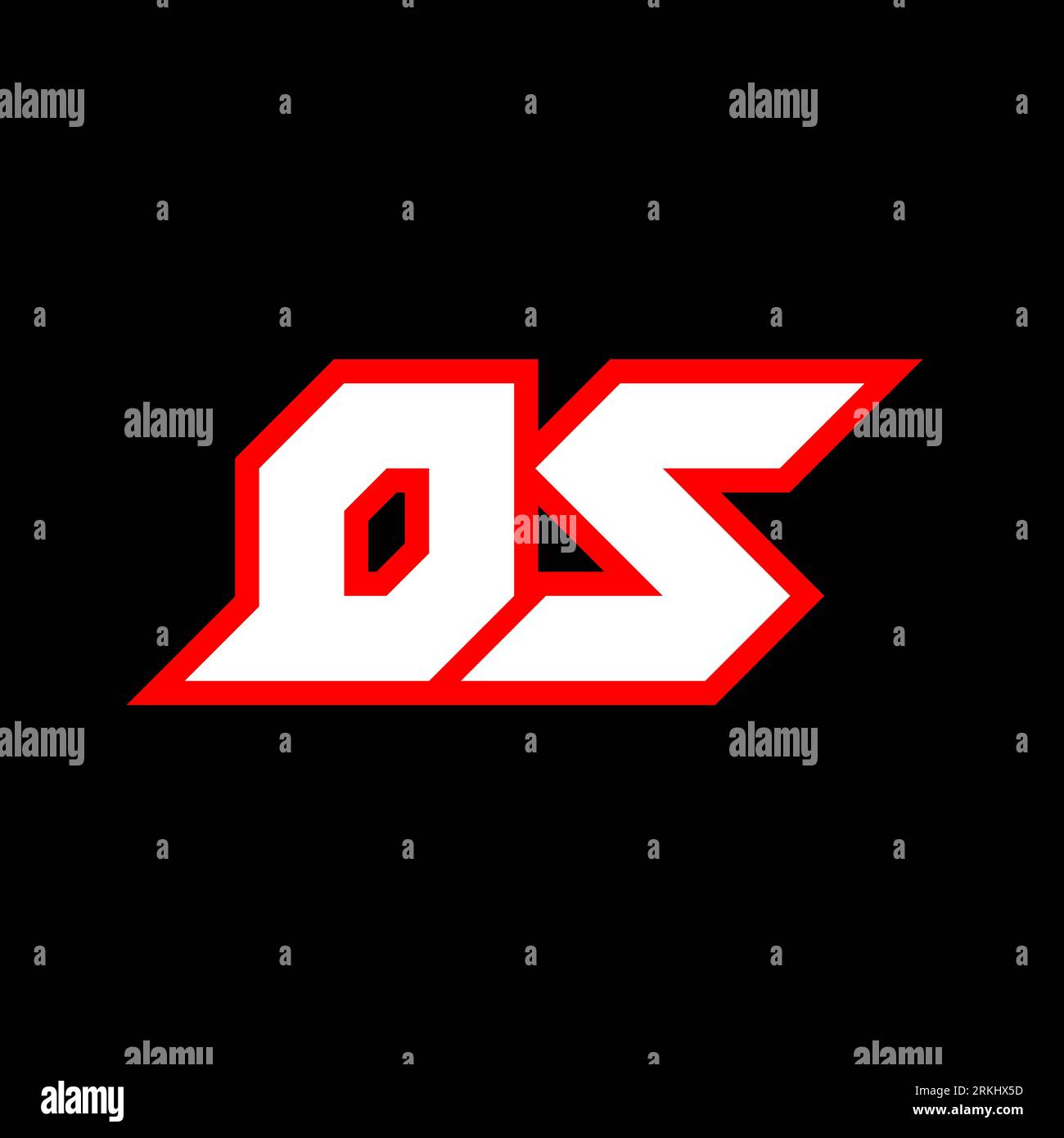 DS logo design, initial DS letter design with sci-fi style. DS logo for ...