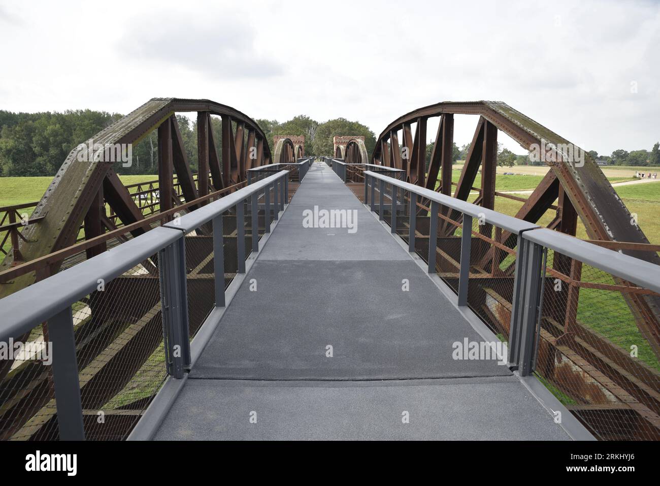 Langendorf, Germany. 25th Aug, 2023. View of the accessible skywalk on ...