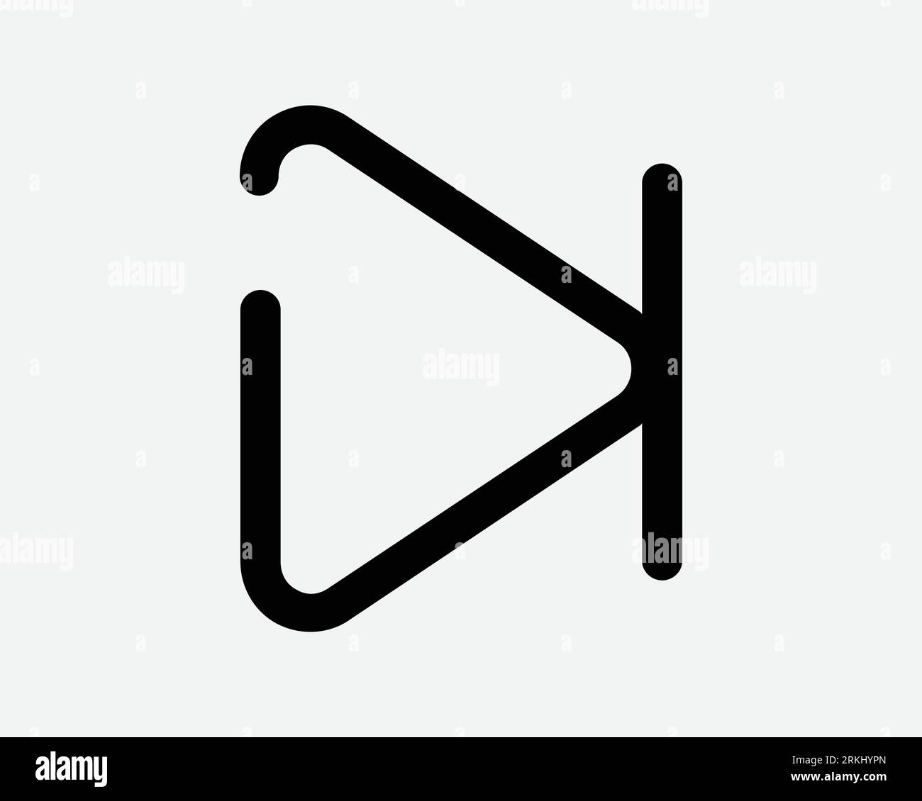 Skip Line Icon Next Music Audio Media Control Button Forward Track ... Skip Line Icon Next Music Audio Media Control Button Forward Track ...
