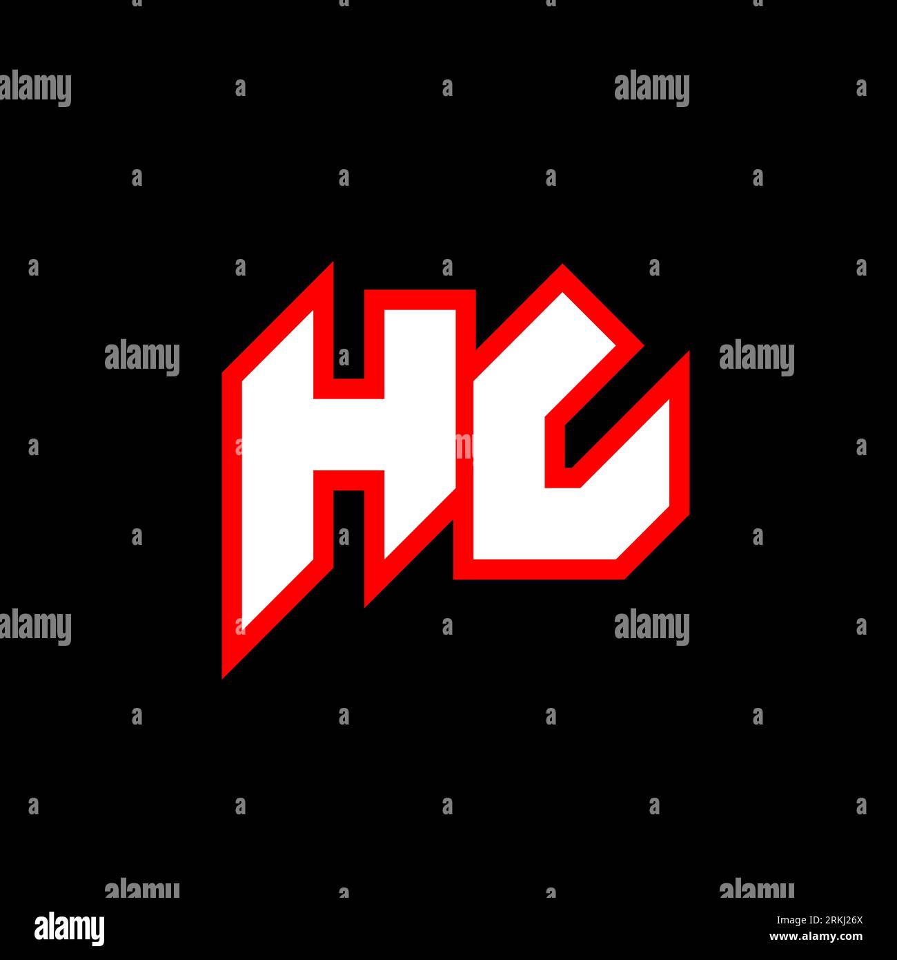 HL logo design, initial HL letter design with sci-fi style. HL logo for ...