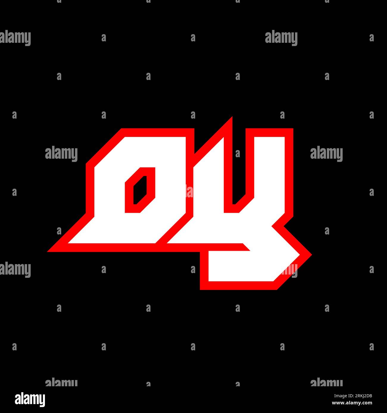 DY logo design, initial DY letter design with sci-fi style. DY logo for ...