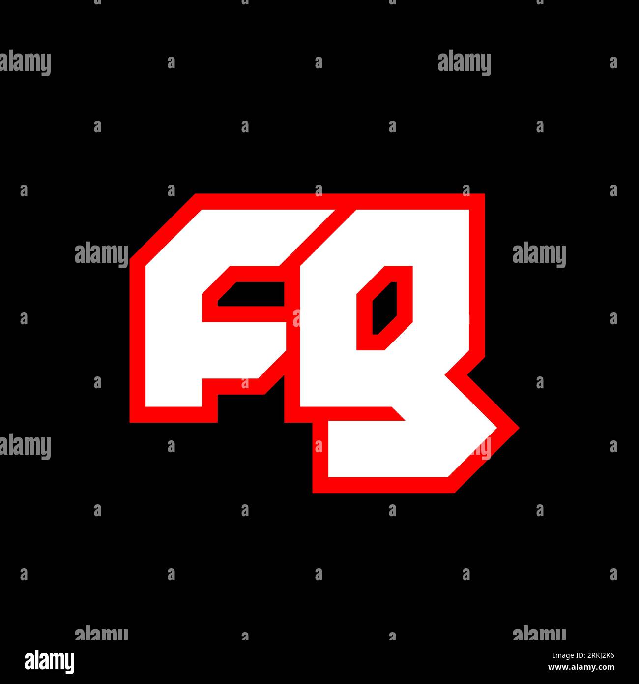 FG logo design, initial FG letter design with sci-fi style. FG logo for ...