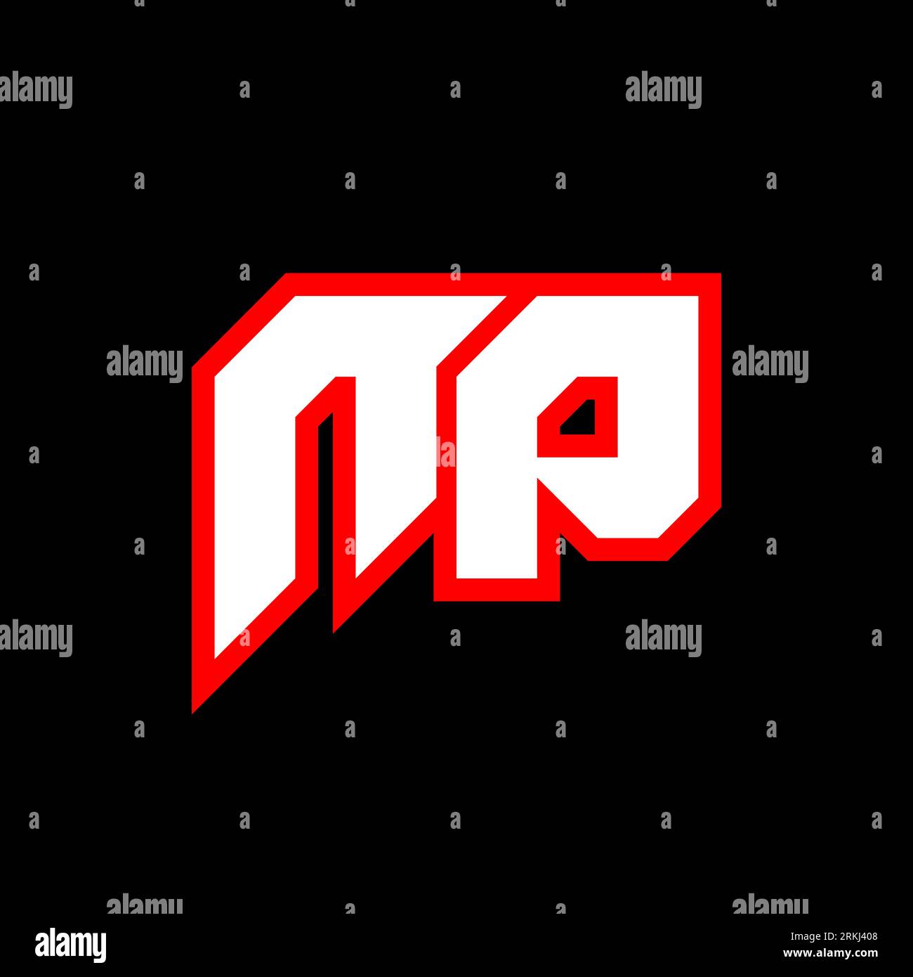 Np letter design Stock Vector Images - Alamy