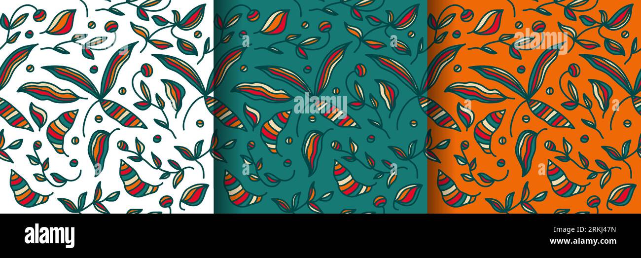 Three motif variations Stock Vector Images - Alamy