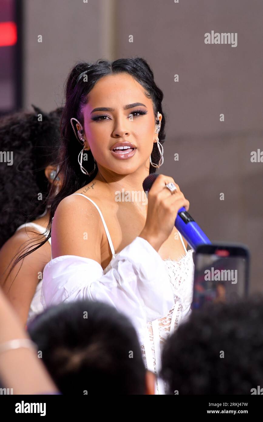 Becky G performs on NBC's "Today" Show at Rockefeller Center in New ...