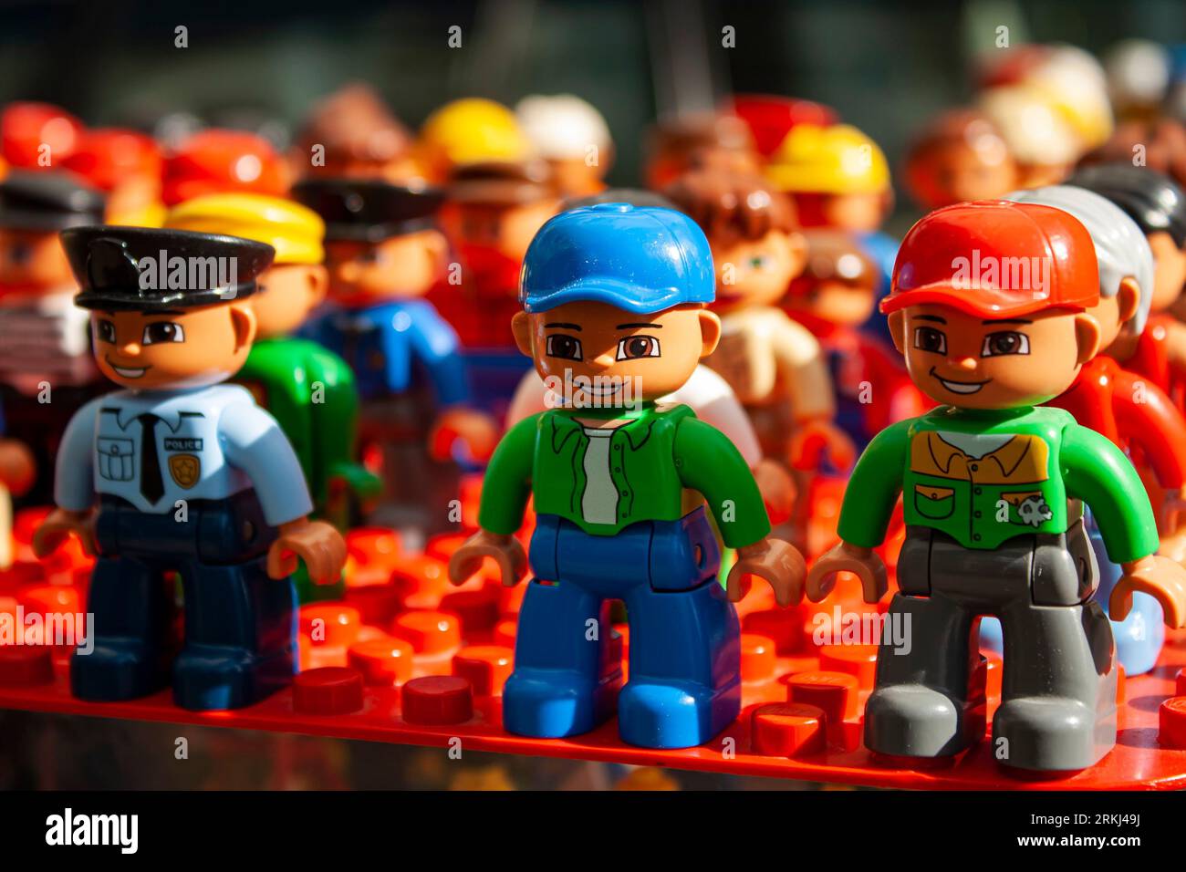Lego figures pattern hi-res stock photography and images - Alamy