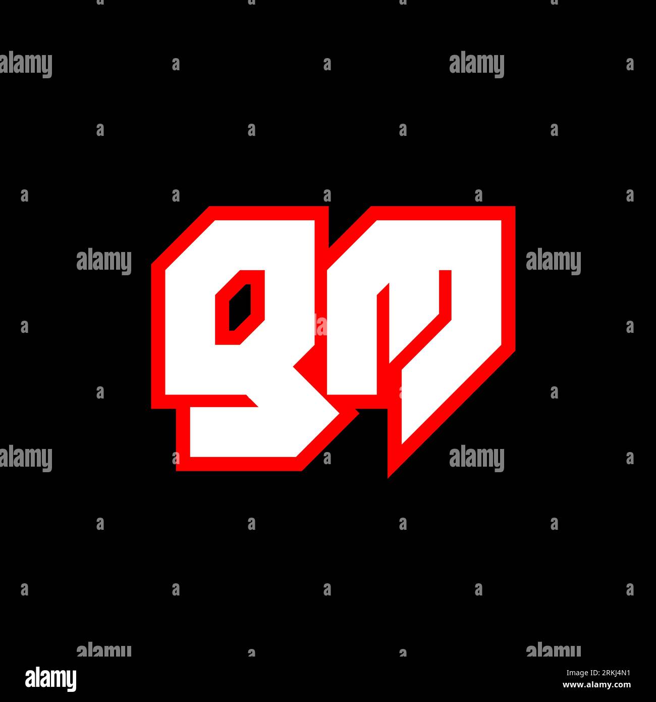 GM logo design, initial GM letter design with sci-fi style. GM logo for ...