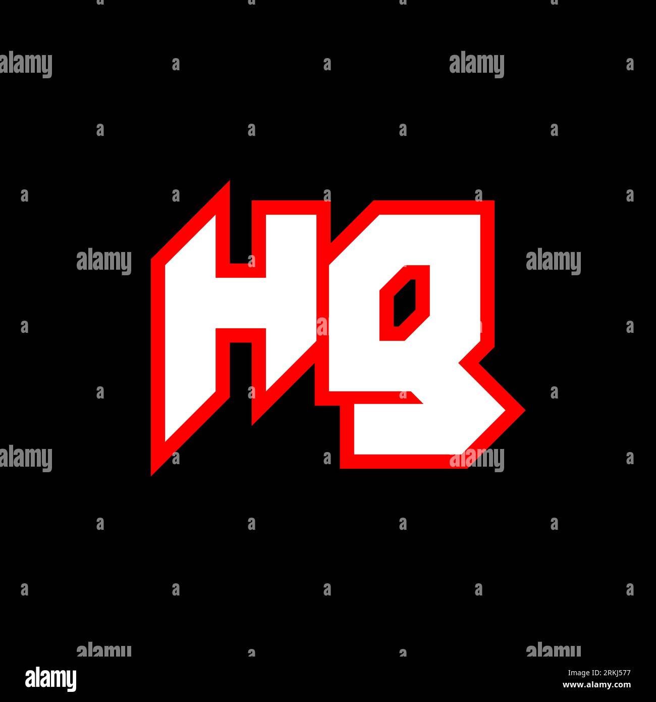 HG logo design, initial HG letter design with sci-fi style. HG logo for ...