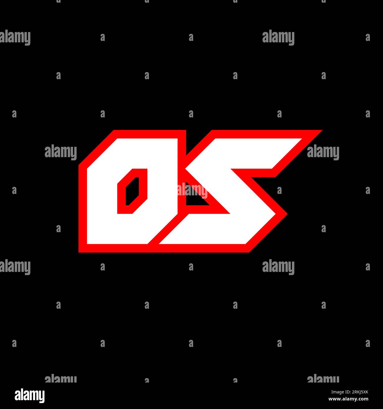 OS logo design, initial OS letter design with sci-fi style. OS logo for ...