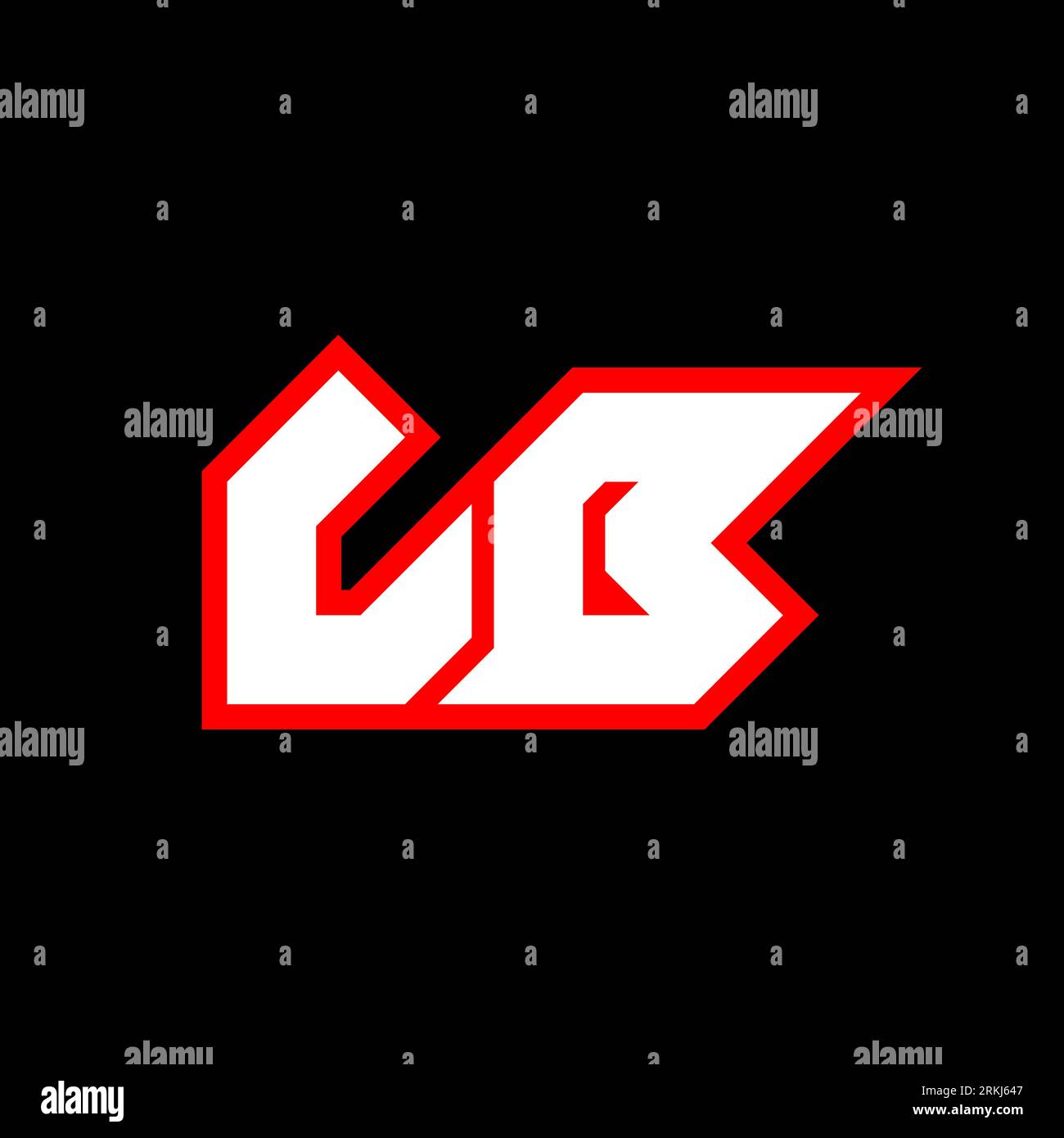 LB logo design, initial LB letter design with sci-fi style. LB logo for ...