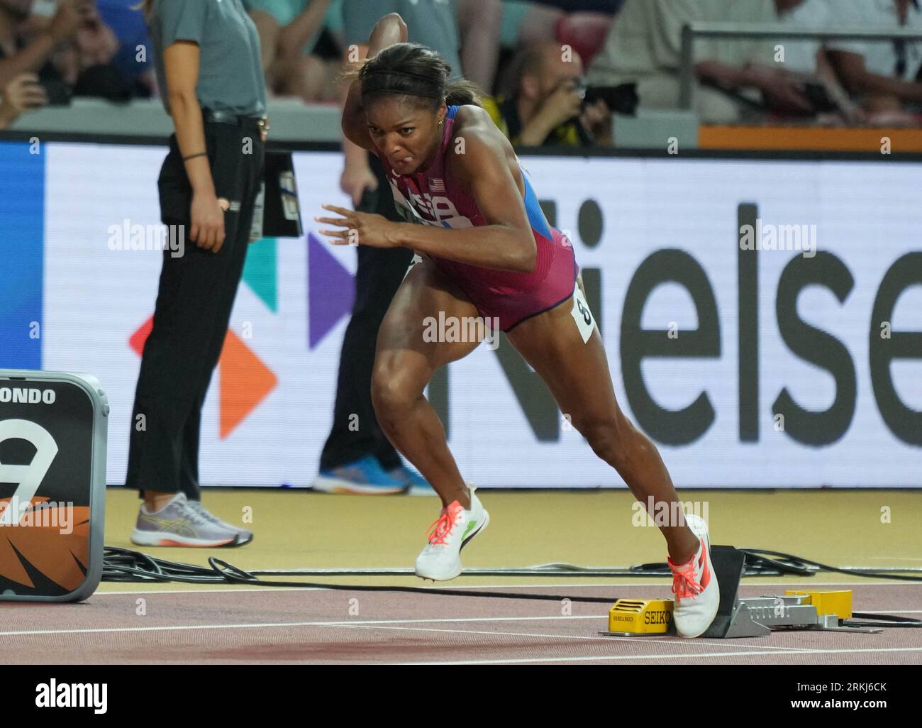 Gabrielle THOMAS of USA Semi - Final Heat 1 200 METRES WOMEN during the ...