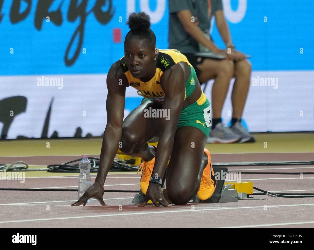 Shericka JACKSON of JAM Semi - Final Heat 1 200 METRES WOMEN during the ...
