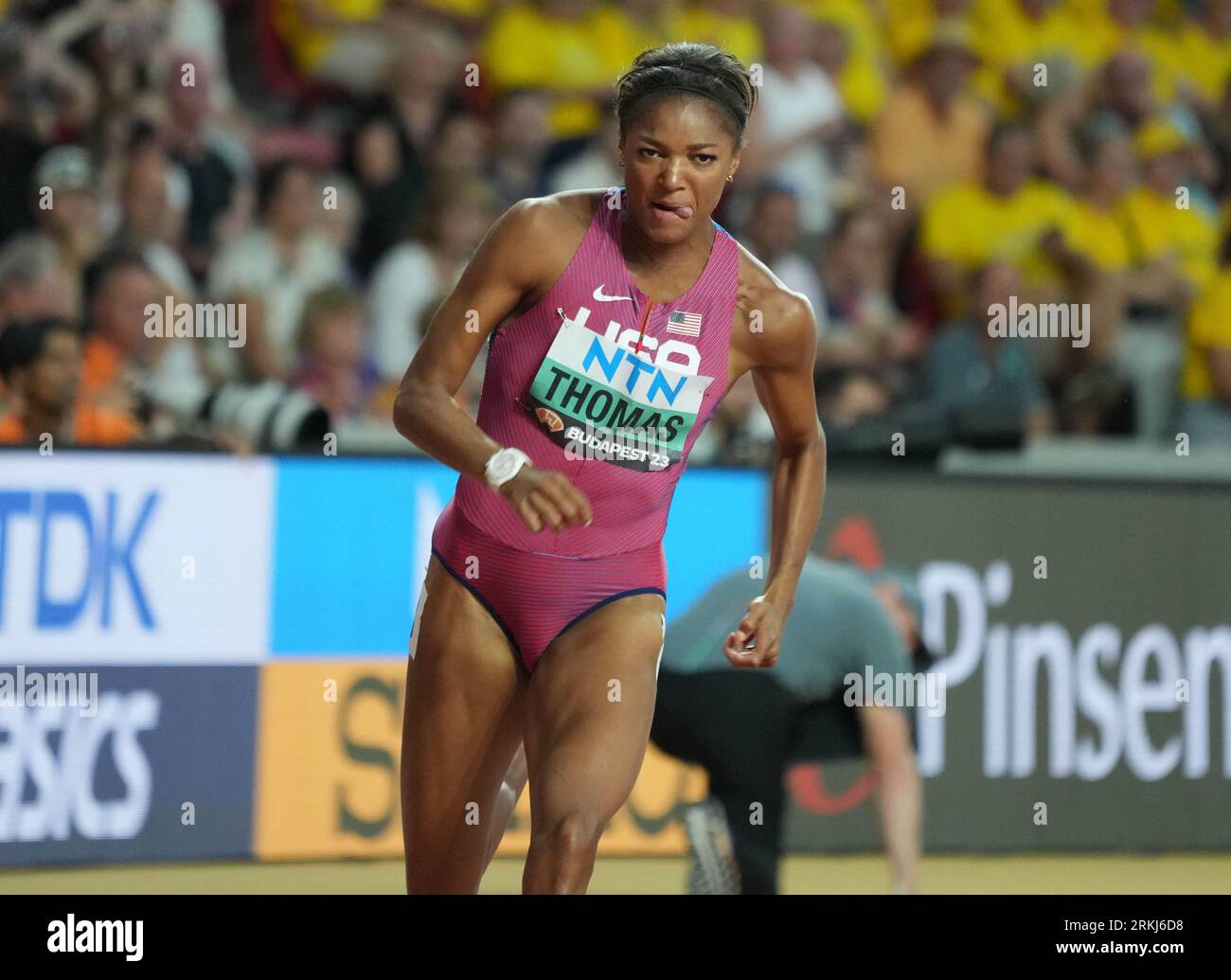 Gabrielle THOMAS of USA Semi - Final Heat 1 200 METRES WOMEN during the ...