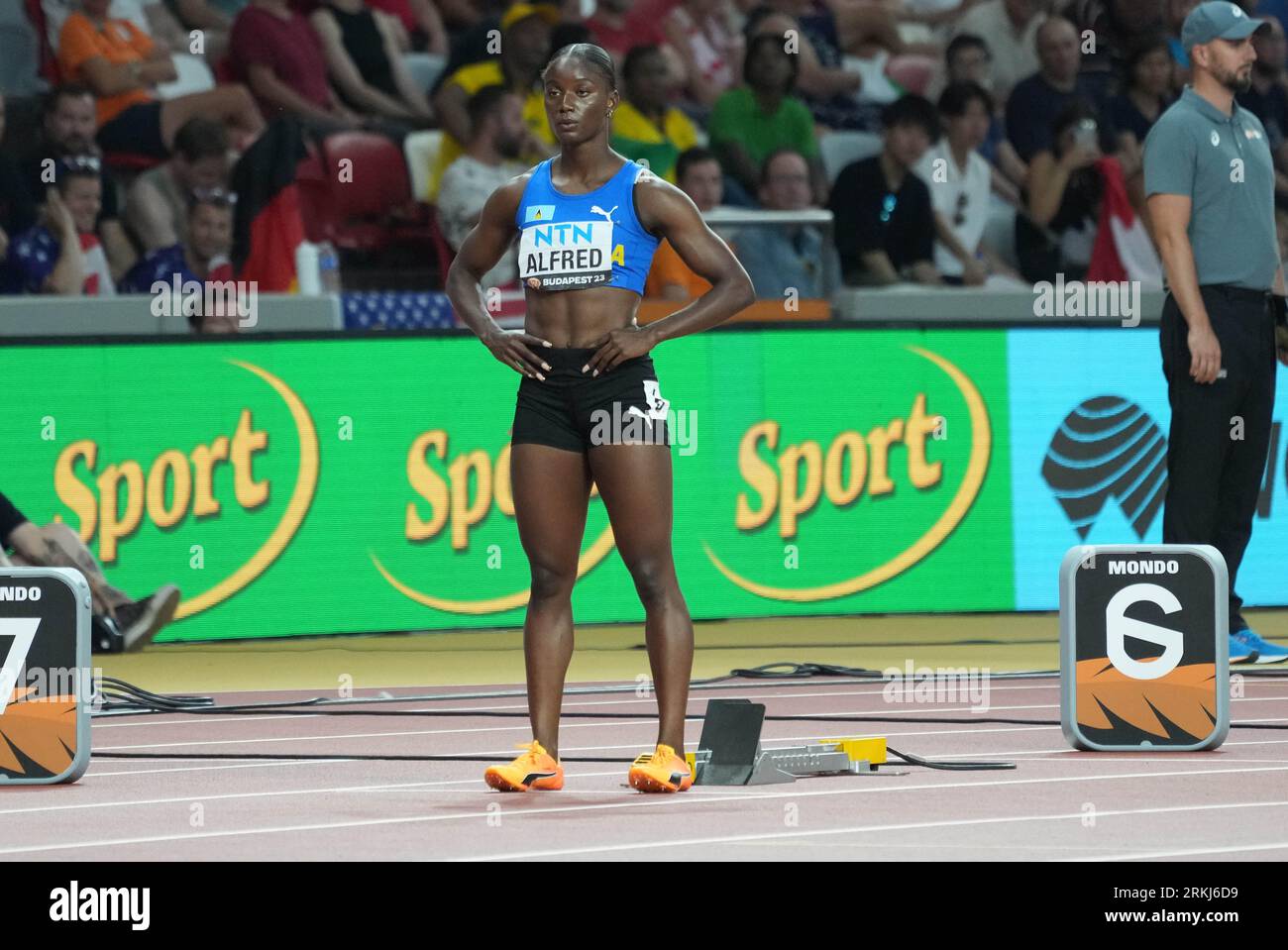 Julien Alfred Of Lca Semi Final Heat 1 200 Metres Women During The World Athletics