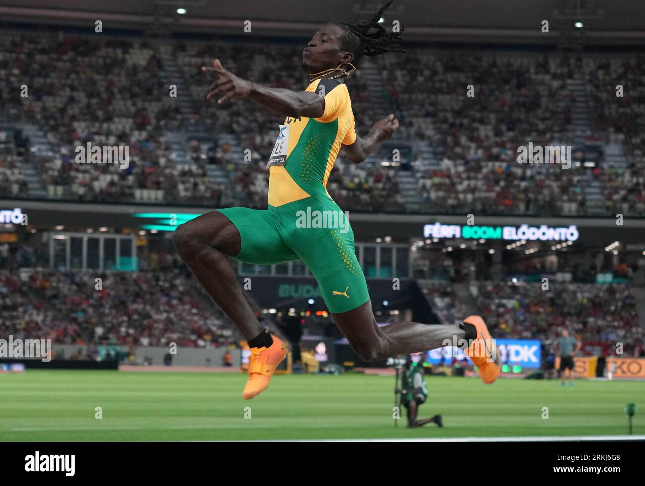 Budapest, Hungary. 25th Aug, 2023. Tajay GAYLE of JAM Final LONG JUMP ...