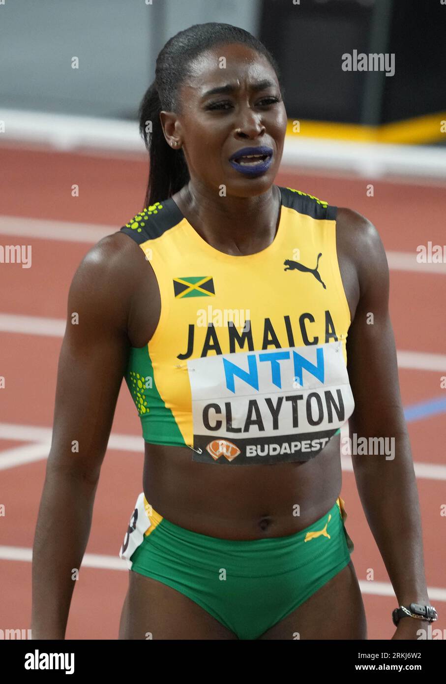 Budapest, Hungary. 25th Aug, 2023. Rushell CLAYTON of JAM Final 400 ...