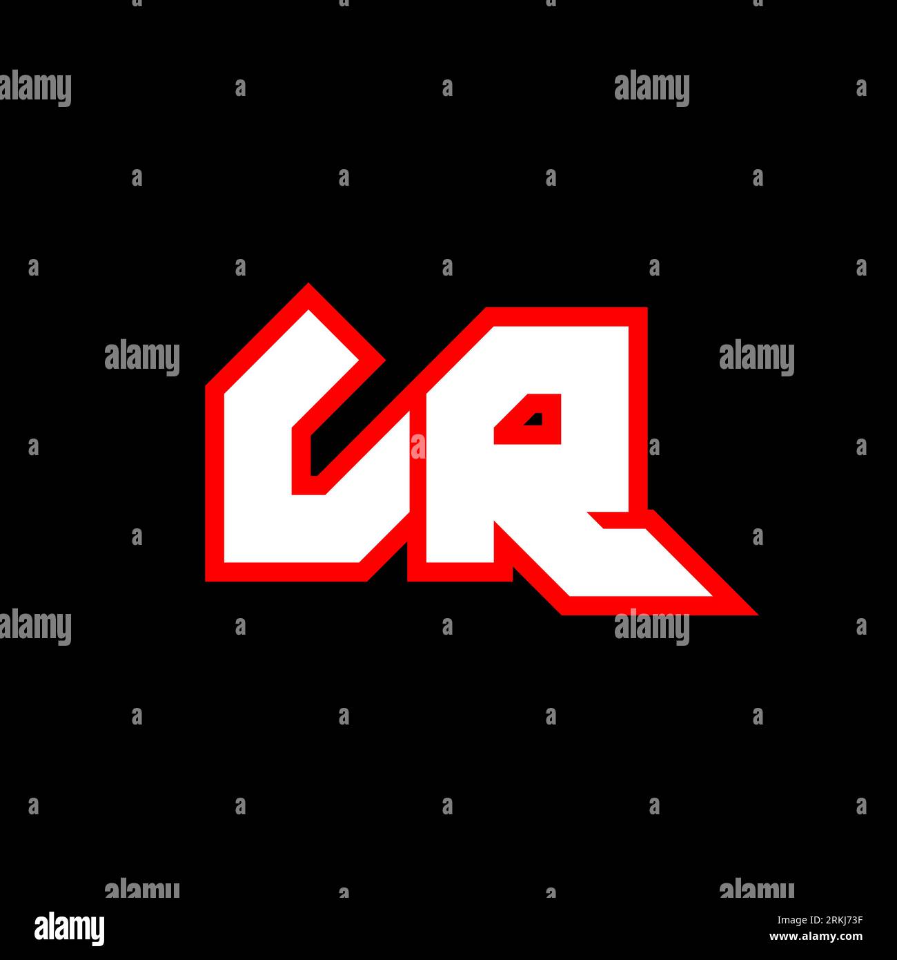 LR logo design, initial LR letter design with sci-fi style. LR logo for ...