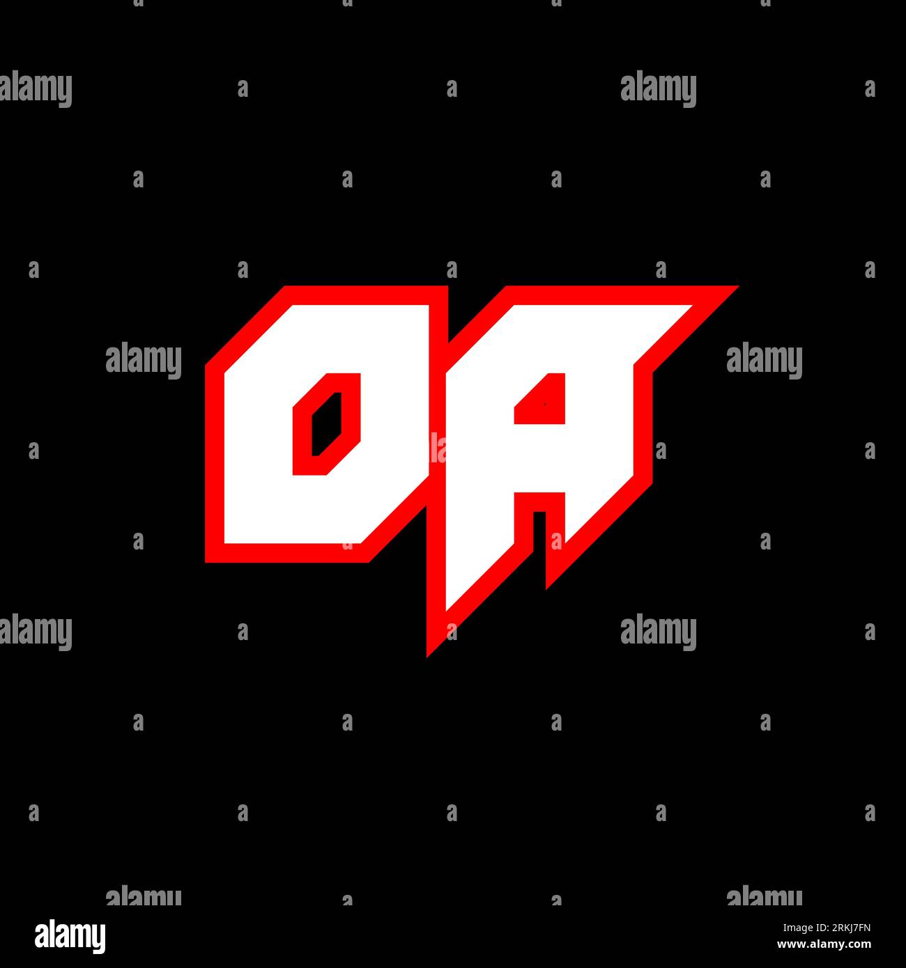 OA logo design, initial OA letter design with sci-fi style. OA logo for ...