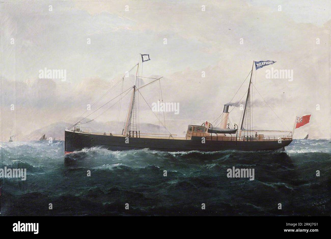 Telephone' 1897 by William Howard Yorke Stock Photo - Alamy