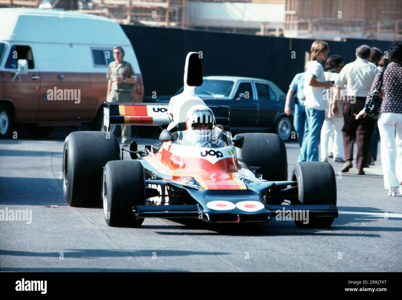 Tom Pryce. 1975 Long Beach Grand Prix Stock Photo - Alamy