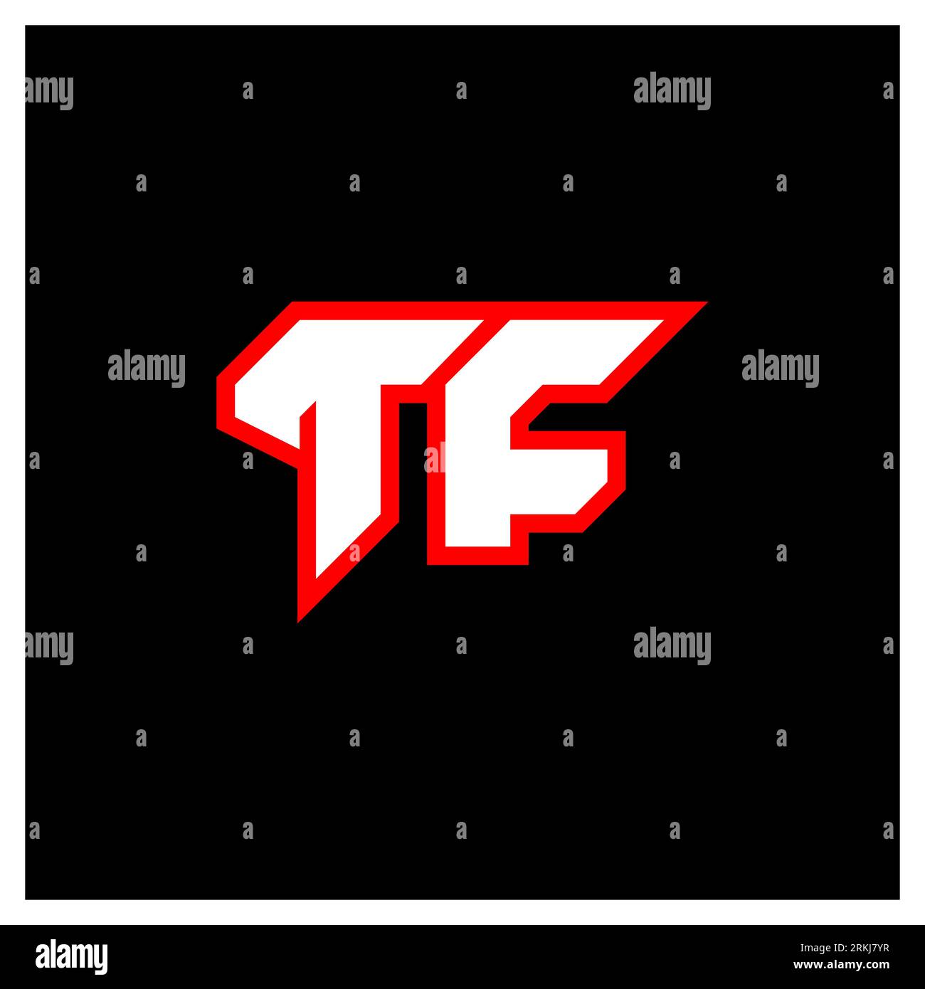 TF logo design, initial TF letter design with sci-fi style. TF logo for ...