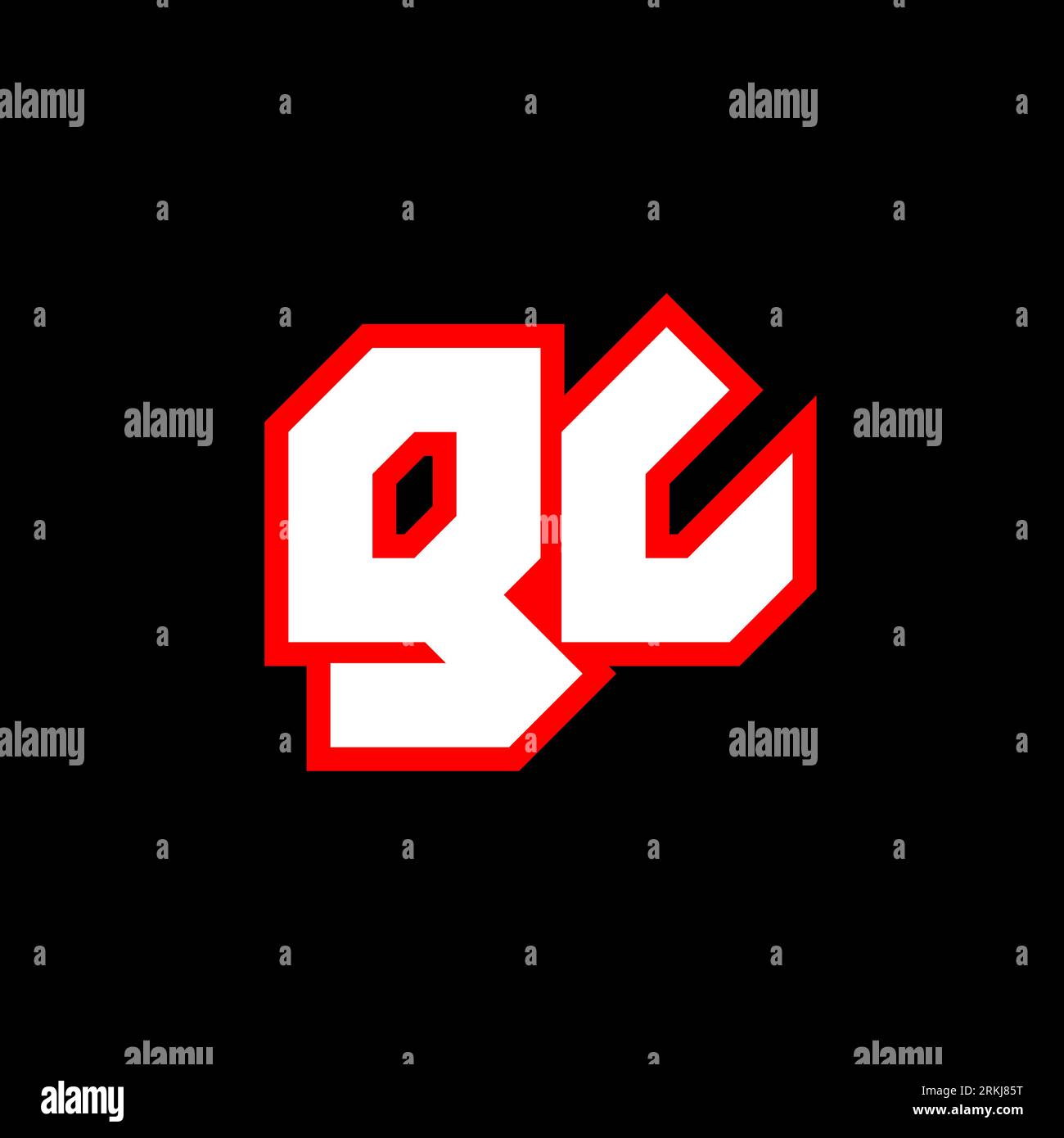 GL logo design, initial GL letter design with sci-fi style. GL logo for ...