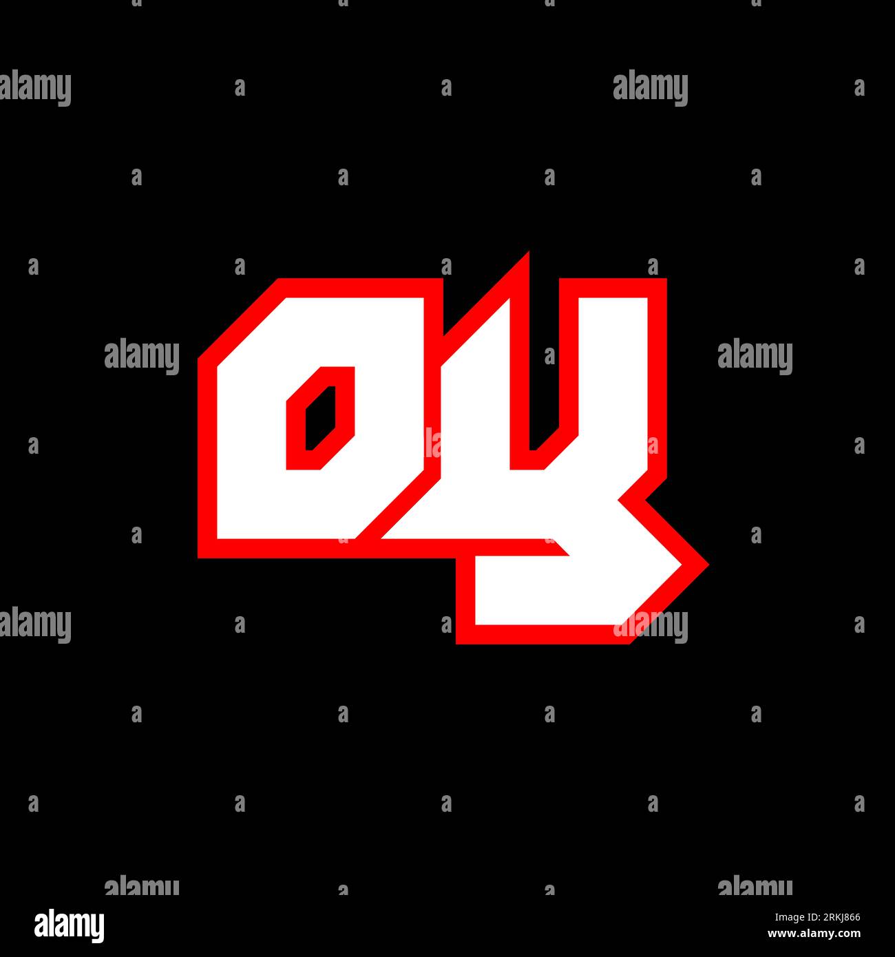 OY logo design, initial OY letter design with sci-fi style. OY logo for ...