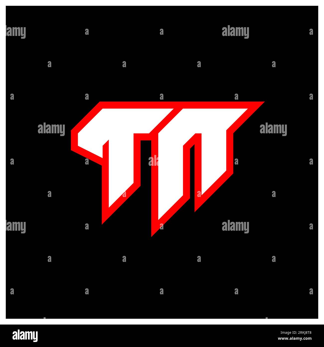 TN logo design, initial TN letter design with sci-fi style. TN logo for ...