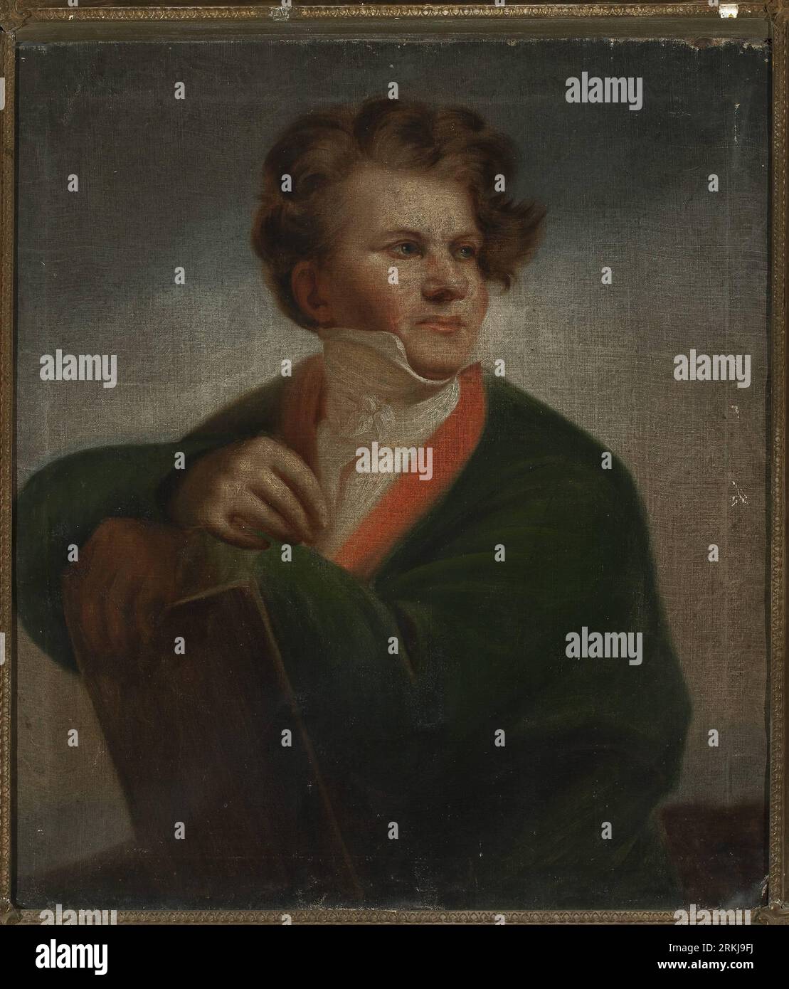 Self-portrait of Jan Damel (1780? –1840), copy by Jan Damel Stock Photo ...