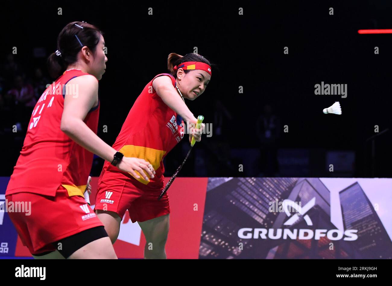 Copenhagen, Denmark. 25th Aug, 2023. Chen Qingchen (R)/Jia Yifan of ...