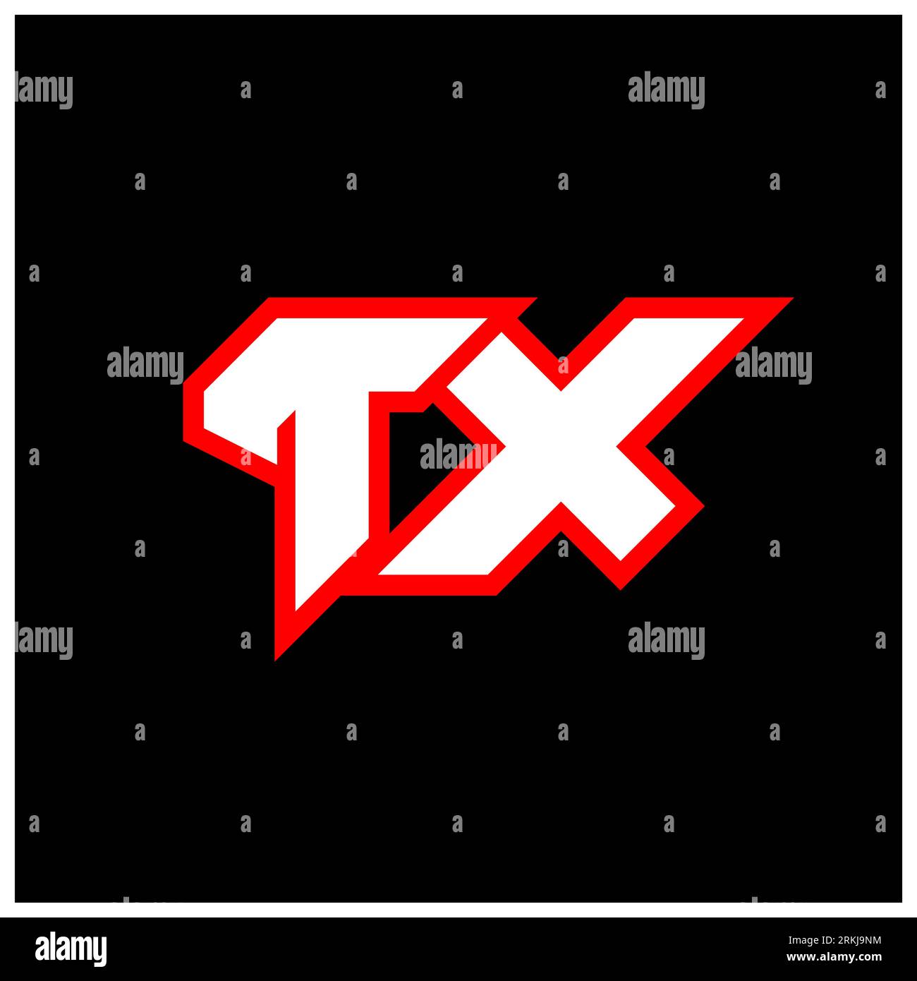 TX logo design, initial TX letter design with sci-fi style. TX logo for ...