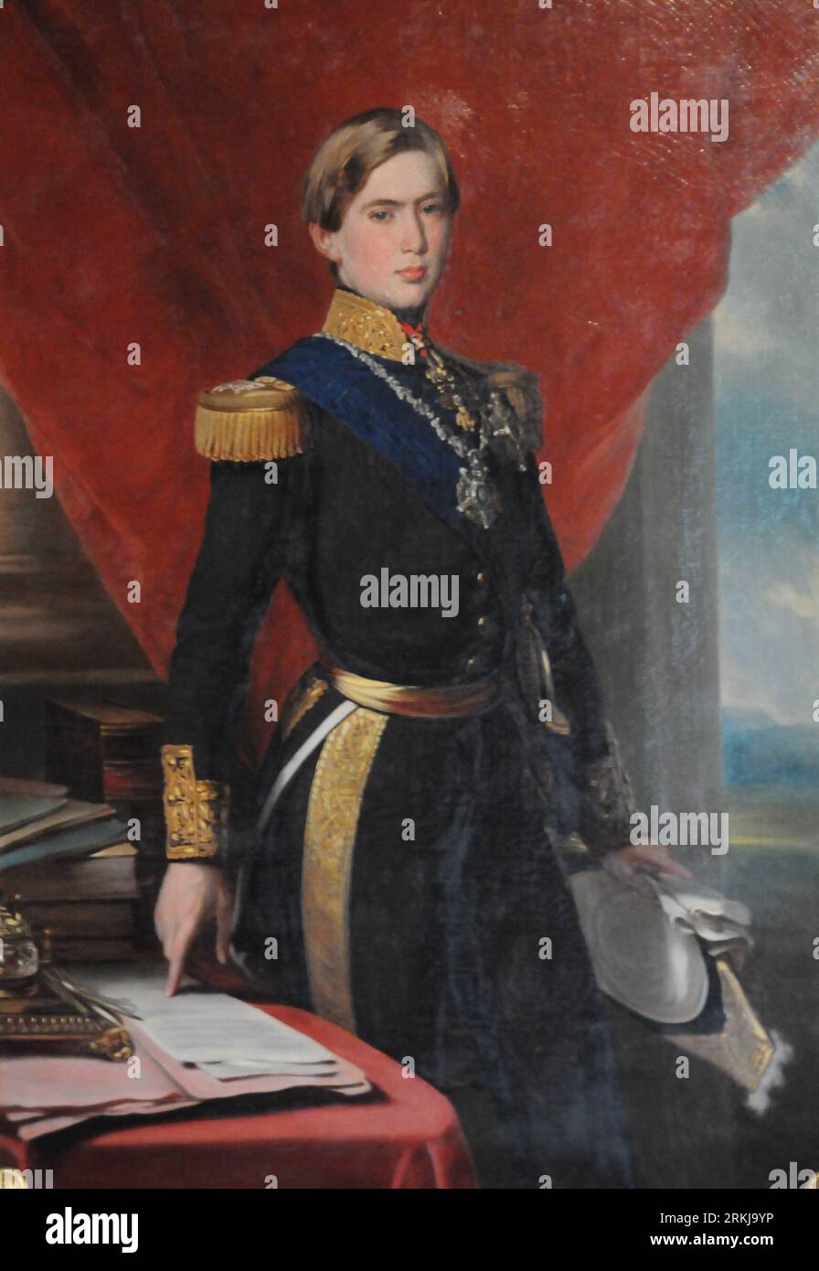 Pedro V circa 1854 by William Corden the Elder Stock Photo - Alamy