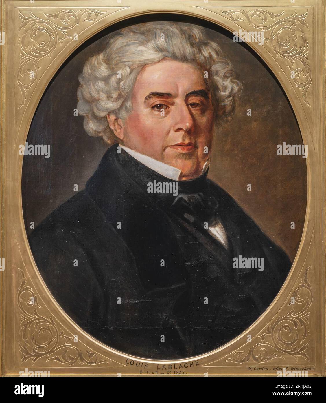 Luigi Lablache (1794-1858) 1879 by William Corden the Elder Stock Photo ...