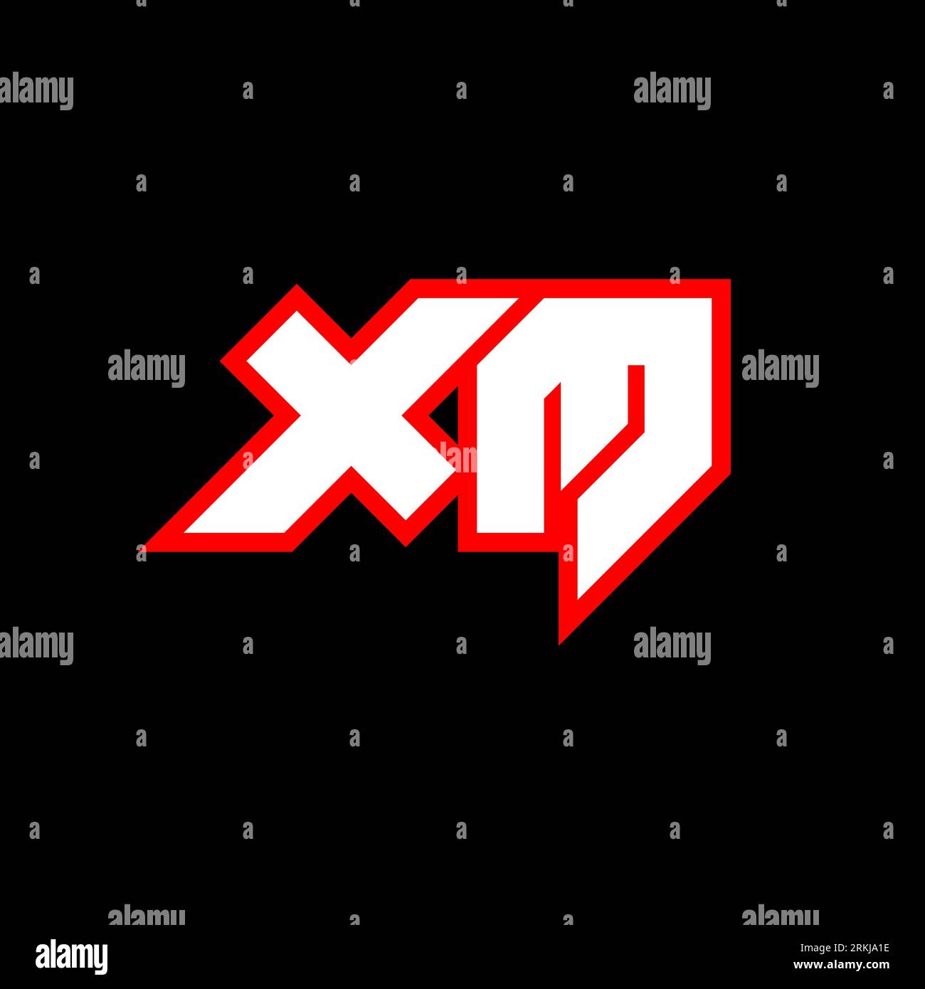 XM logo design, initial XM letter design with sci-fi style. XM logo for ...