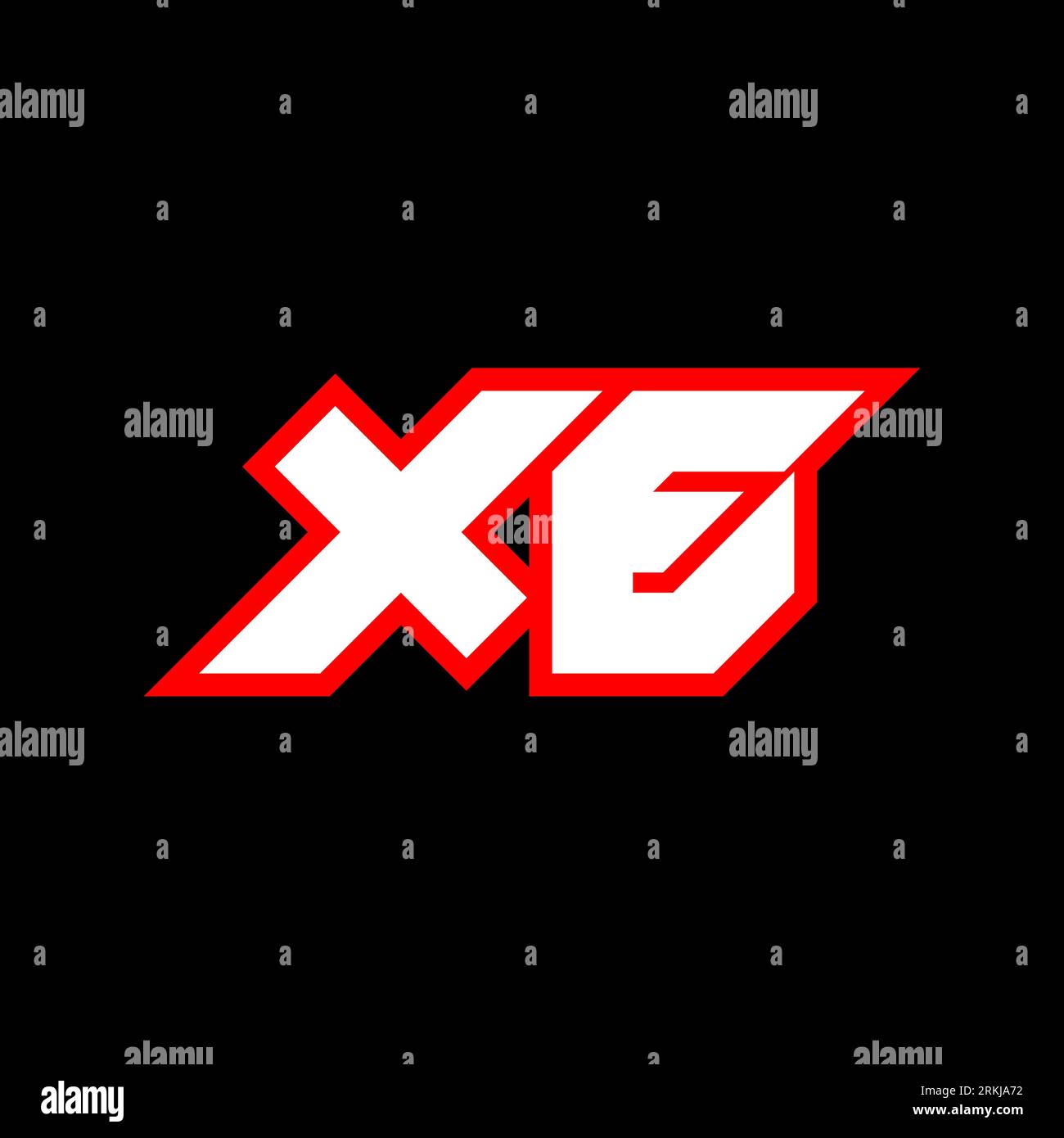 XE logo design, initial XE letter design with sci-fi style. XE logo for ...