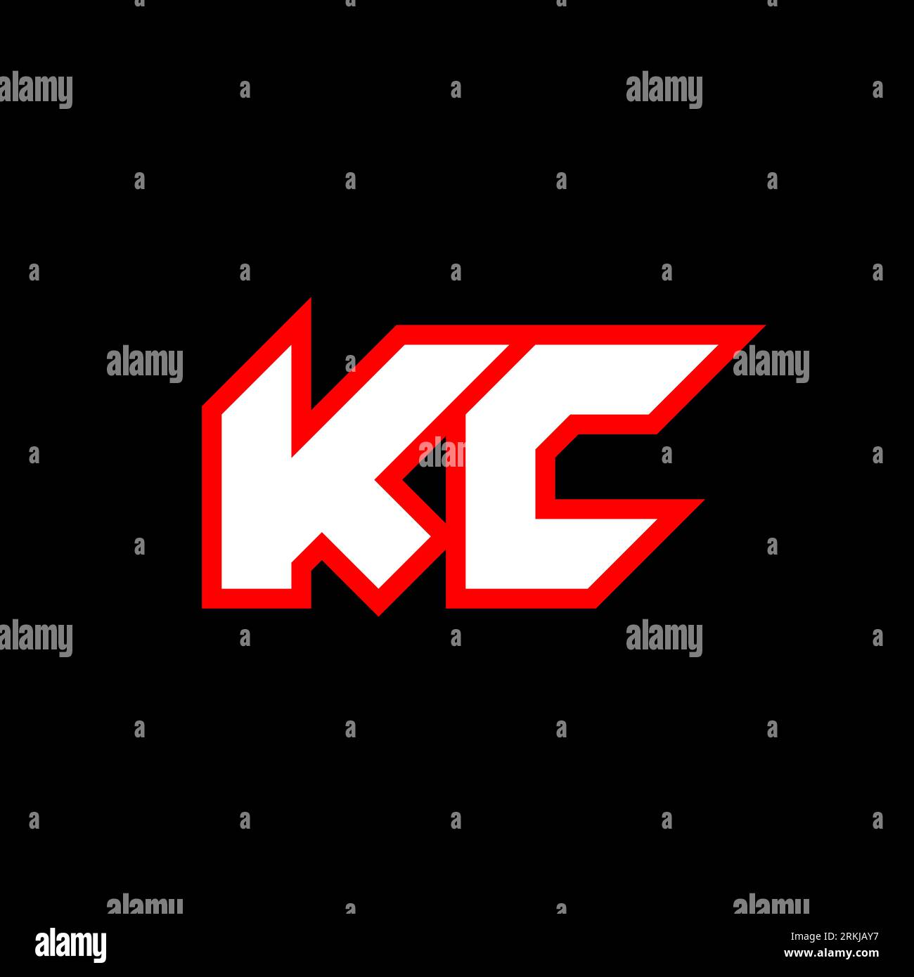 Kc logo design hi-res stock photography and images - Alamy
