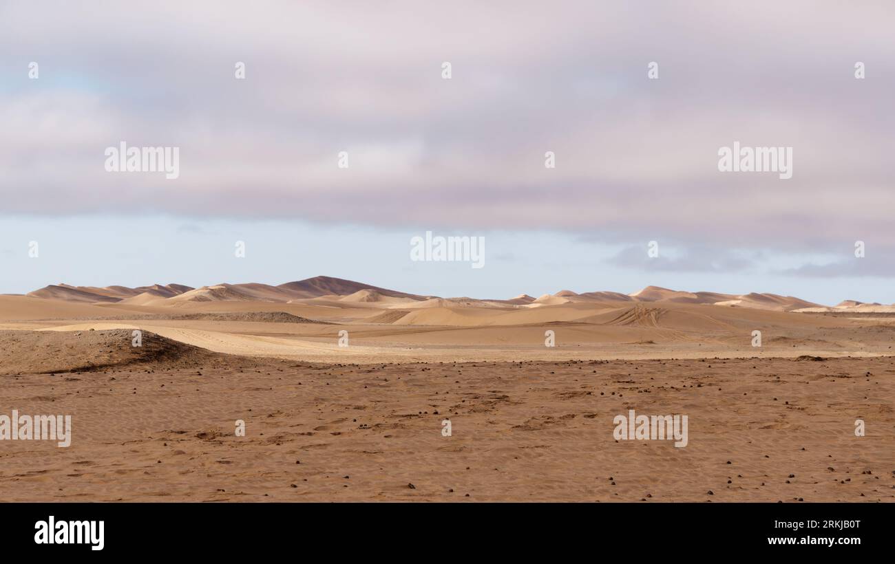 The arid landscape of the Namib desert in Namibia Stock Photo - Alamy